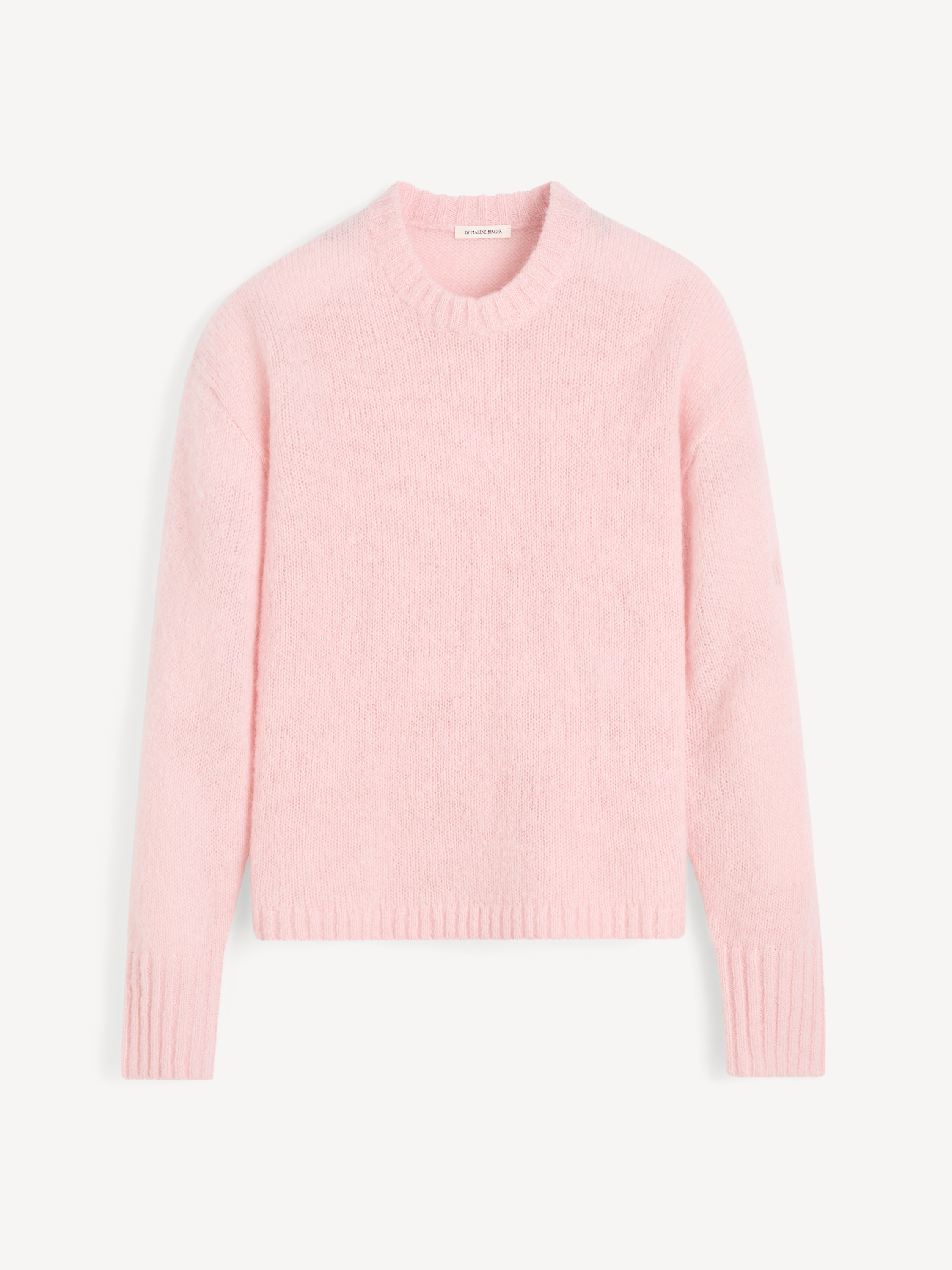 バイマレーネビルガー BY MALENE BIRGER ニットピンク XXS By Malene Birger Brie Sweater - Chalk Pink | Editorialist